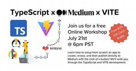 👾 {us} typescript x vite x medium api workshop announcements