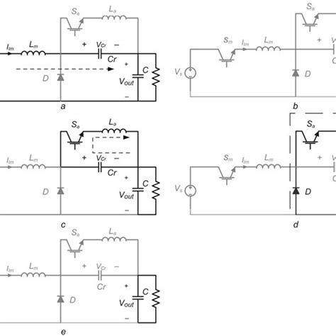 Equivalent Circuit Of Each Operating Interval A Mode I B Mode Ii C Mode