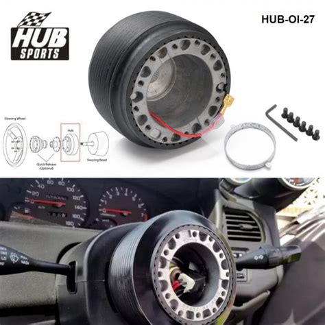 Hubsport Racing Car Steering Wheel Hub Adapter Quick Release Boss Kit