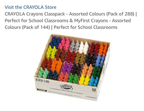 Crayola Class Pack Crayons Hobbies And Toys Stationery And Craft Other