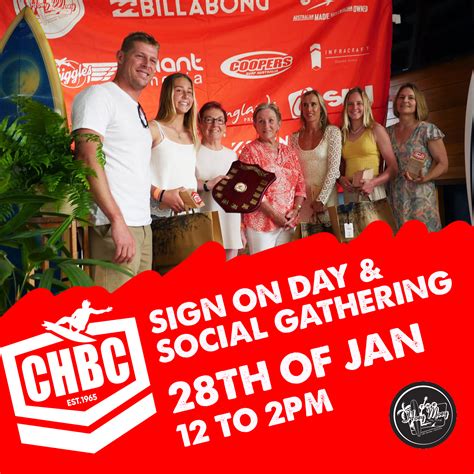 Chbc Sign On Day And Social Gathering Hoey Moey Saturday The 28th Of January 12noon To 2pm