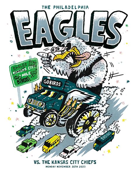 Philadelphia Eagles Gameday Poster Series 2021 Philadelphia Eagles