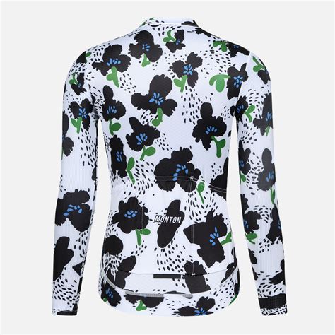Womens Cycling Ls Jersey Colossus Flower Montoncc
