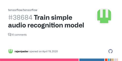 Train Simple Audio Recognition Model Issue Tensorflow Tensorflow Github