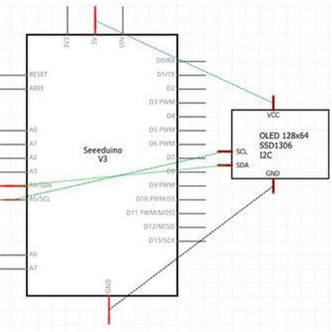 Arduino 13 I2c White Oled Display Project