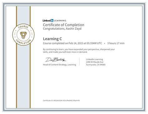Just Finished The Course Learning C” By Dan Gookin Aashir Zayd