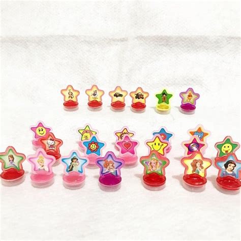 Jual Stempel Karakter 1 Pak Stempel Stamp Cap Anak Karakter Murah Mainan Viral Shopee