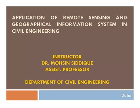Remote Sensing Principles Spectral Signature Spectural Range Ppt