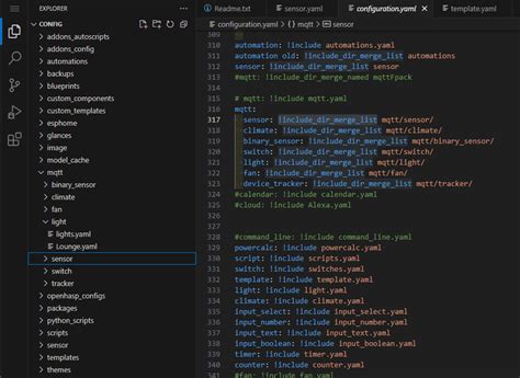 Sub Yaml Files That Get Loaded In Configurationyaml Configuration
