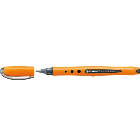 Tintenroller Stabilo worker, schwarz