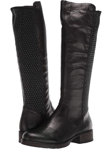 Black Leather Boots Women Free Shipping
