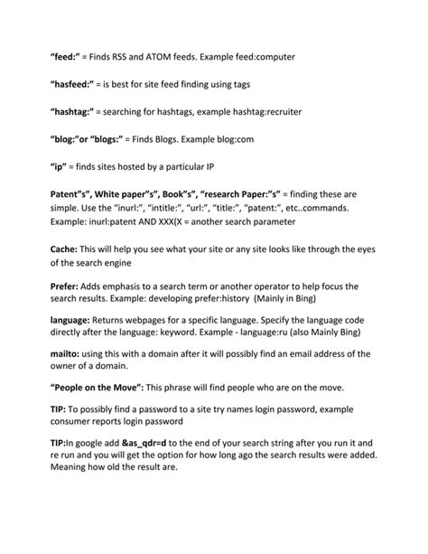 Boolean Operators Pdf