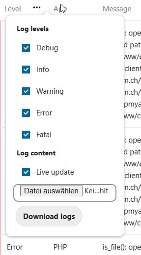 Log of connections ℹ Support Nextcloud community
