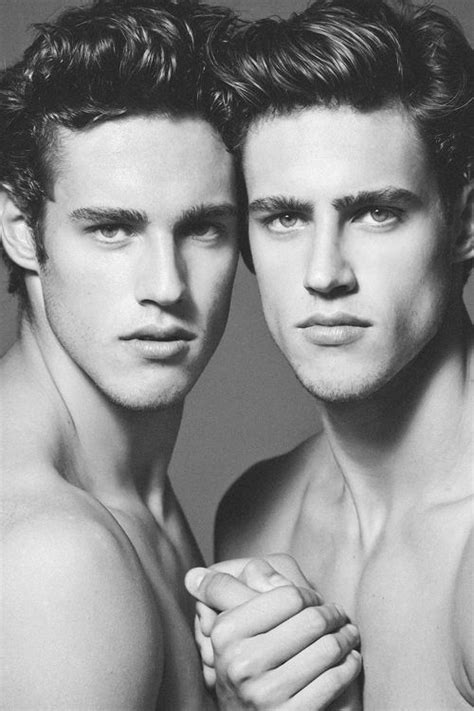 Gorgeous Twins Twin Guys Male Models Poses Brothers Photography