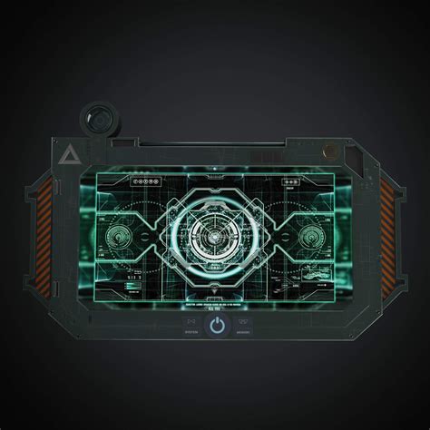 Sci Fi Tablet 3d Model By Targetteam