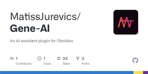 Github Matissjurevicsgene Ai An Ai Assistant Plugin For Obsidian
