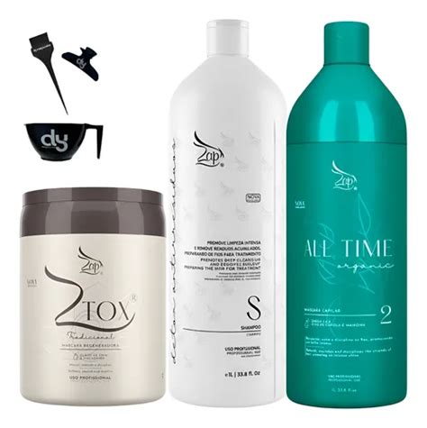 Kit Liso Perfeito Zap Progressiva All Time Ztox Parcelamento Sem Juros