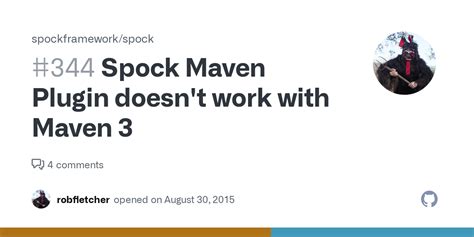 spock maven plugin doesn t work with maven 3 · issue 344