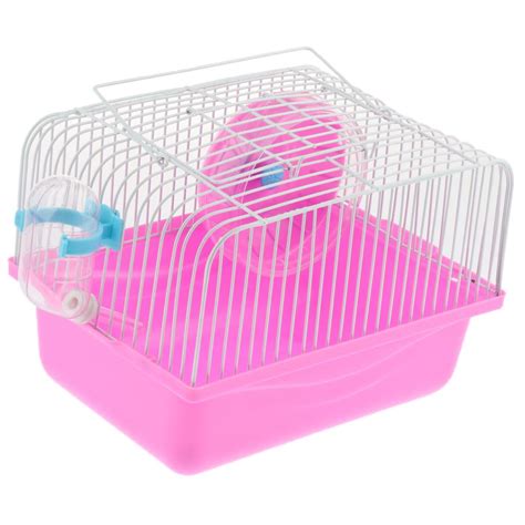 Caja De Transporte De Jau Para Hámster Con Para De Agua Con Rueda