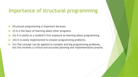 PPT Topic Structural And Object Oriented Programming PowerPoint Presentation ID