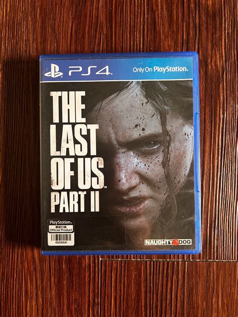 Last Of Us Part Ii Game Disc Ps4 Playstation 4 Video Gaming Video
