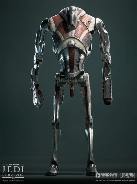 Artstation Star Wars Jedi Survivor Bedlam Raider B2 Droid Textures