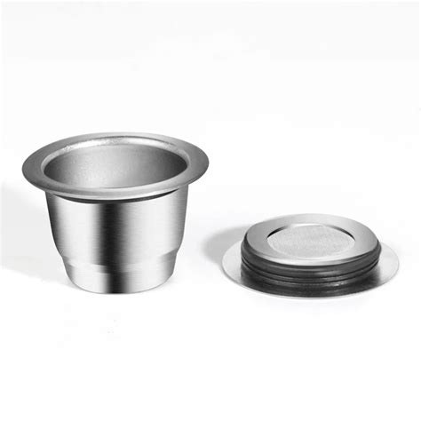 호환 재사용 커피 캡슐 스테인레스 리필 필터 에스프레소 컵 티몬