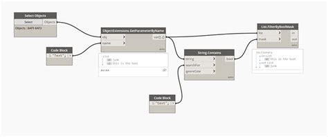 filter mtext objects by contents civil3d dynamo