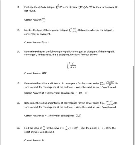 Solved Evaluate The Definite Integral