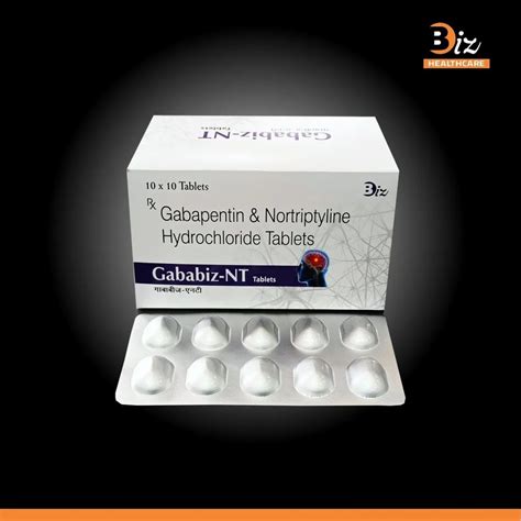 Gabapentin Nortriptyline Tablets Strength 400 Mg 10 Mg At Rs 250 Box In Nashik