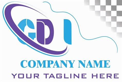 Premium Vector Gdi Letter Logo Design