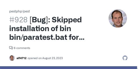 Bug Skipped Installation Of Bin Binparatestbat For Package Brianiumparatest Name
