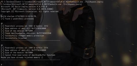fullbypass bypasses amsi antimalware scan interface and powershell