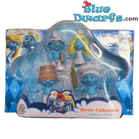 5x Schlumpfe Jakks Pacific 7cm 039897671734