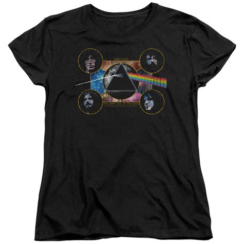 Pink Floyd Dark Side Heads Womens T Shirt Rocker Merch
