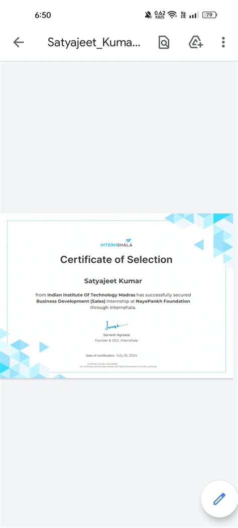 Internship Businessdevelopment Sales Nayepankhfoundation