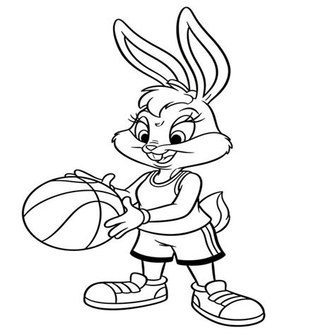 Lola Bunny Gratis Para Colorear Imprimir E Dibujar Coloringlib
