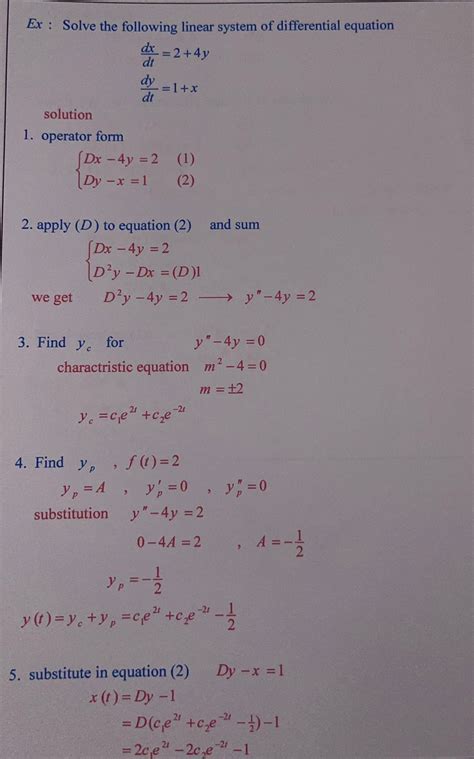 Solved Can You Solve This Question Course Differential Chegg
