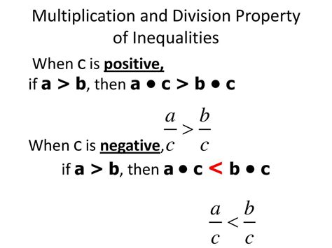 Division Property Of Inequality