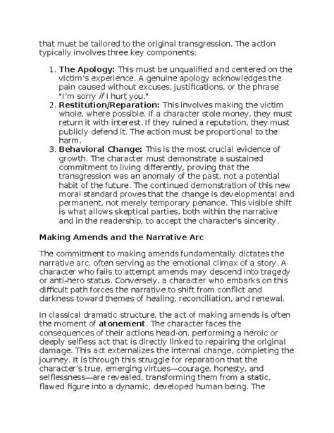 Making Amends In Character Education Worksheet Classwork Homework