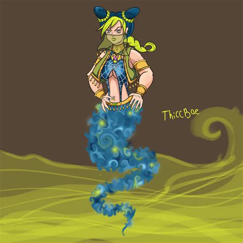 Jolyne Cujoh Genie Tail Commission By Thiccbae On Deviantart