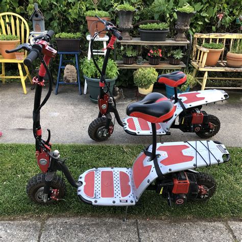 Motovox Mvs10 Motorized Stand Up Scooter With Seat Gas Powered 80