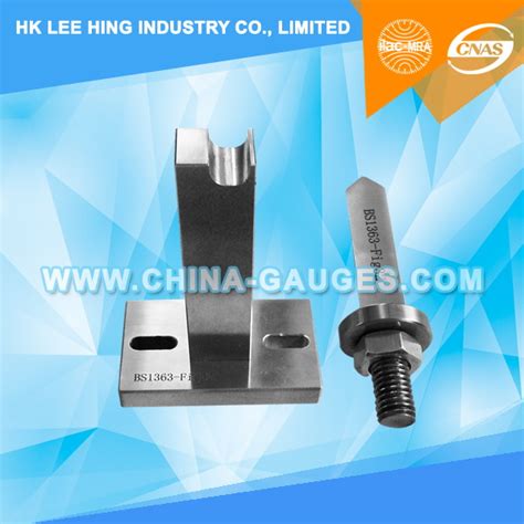 Bs 1363 1 Figure 32 Test Apparatus For Tests On Plug Pins