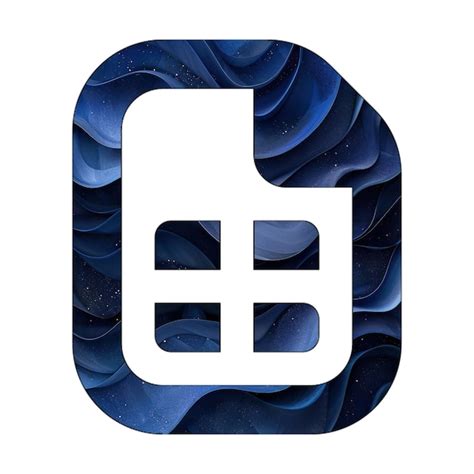 Premium Photo Photo Icon File Spreadsheet Blue Gradient Background