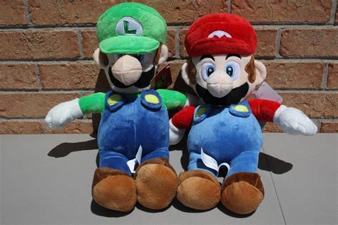 New 15 Super Mario Bros Mario And Luigi Plush Bundle With Tags