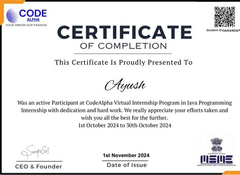 🌟 Excited To Share That I Have Successfully Completed An Internship In