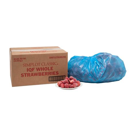 Simplot Classic Whole Strawberry Fruit Foodservicedirect