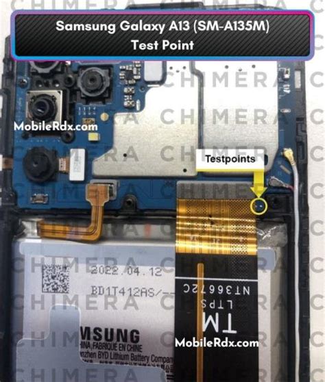 Samsung Galaxy A13 Isp Test Point Bypass Frp Lock Clear User Locks