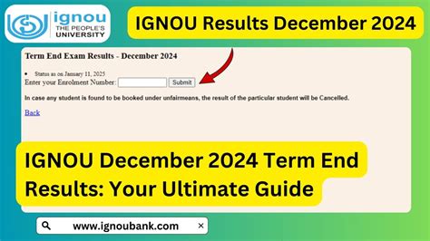 Ignou Assignment Result 2025 Check Your Marks And Percentage Online