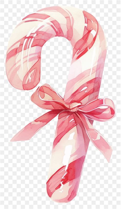 Png Pink Candy Cane Illustration Free Png Rawpixel